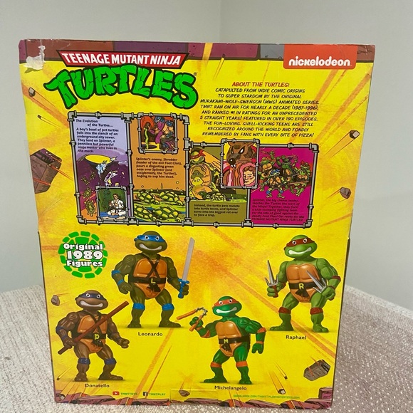 Toys | Nib 222 Teenage Mutant Ninja Turtles Michelangelo 1989 Reissue ...